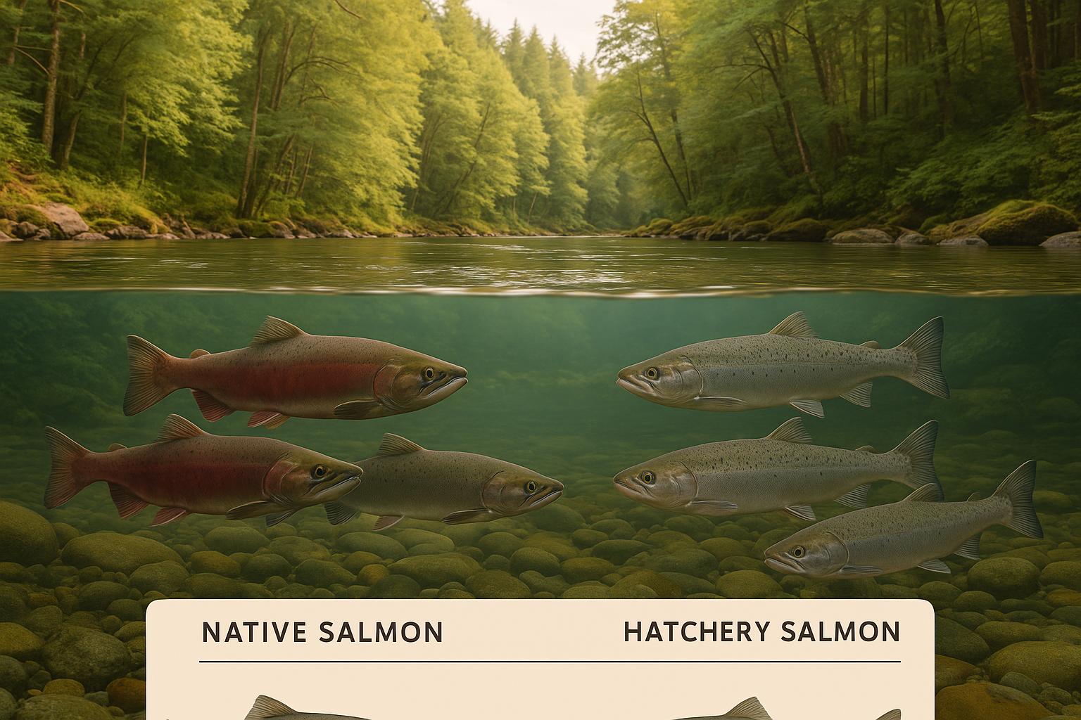 Understanding Salmon Habitats: Native vs Hatchery - fishing weekend warrior